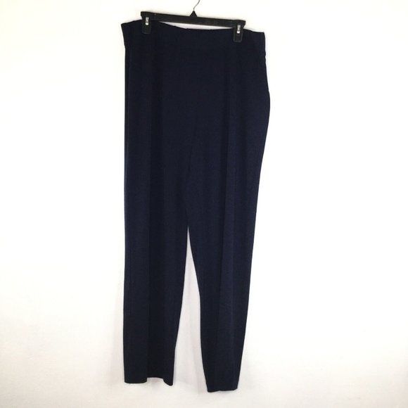 Susan Graver | Pants & Jumpsuits | Susan Graver Pants Women X Navy Blue ...